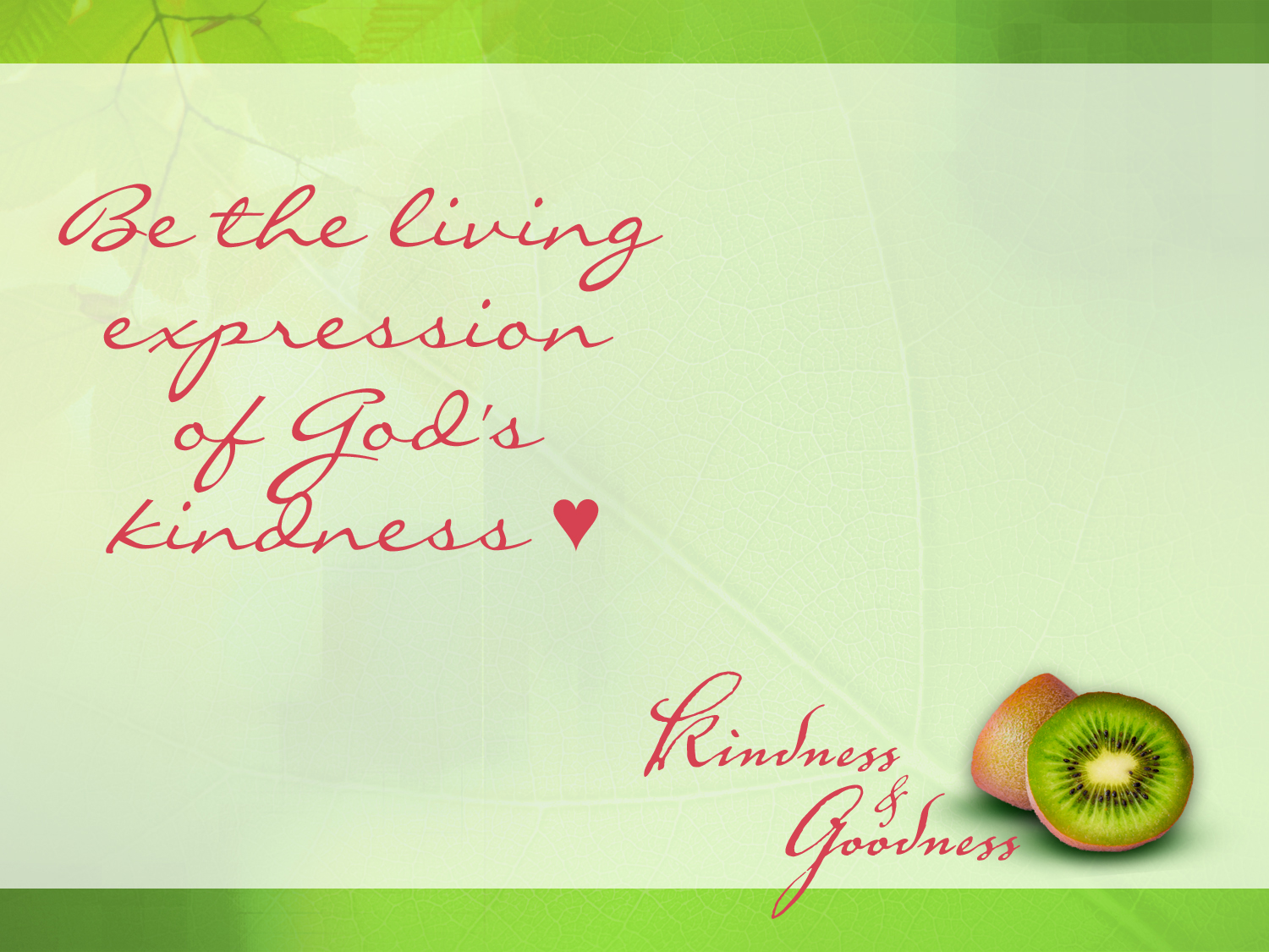 "Expressing His Kindness" - The Abundant Life Center